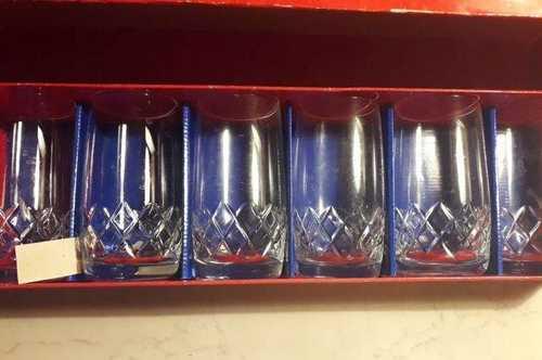 Набор хрустальный стаканов Богемия