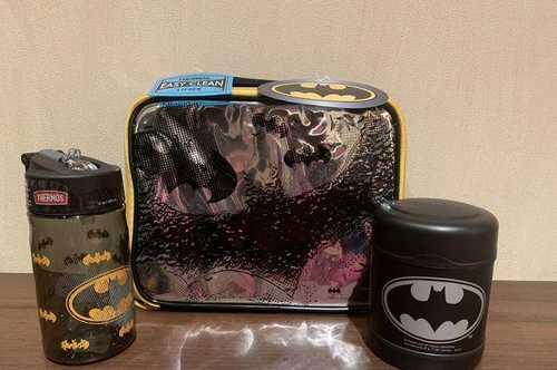 Яркий фирменный набор thermos для обеда batman