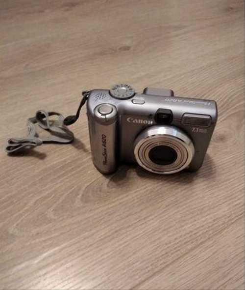 Цифровой фотоаппарат Сanon PowerShot A620 + 2книги