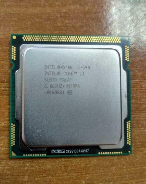 Core i3 540. G540 Celeron характеристики.