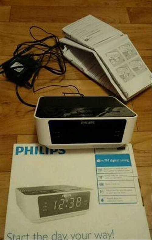 Радиочасы новые. philips