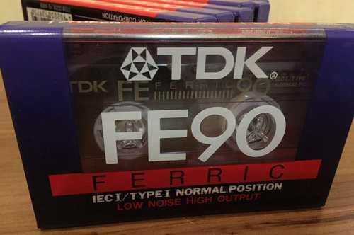 Аудиокассеты TDK FE 90