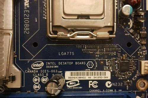 Материнская плата intel DG965WH LGA775