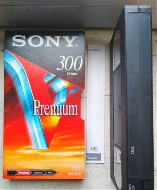 Видеокассета Sony Premium V новая (без упаковки)