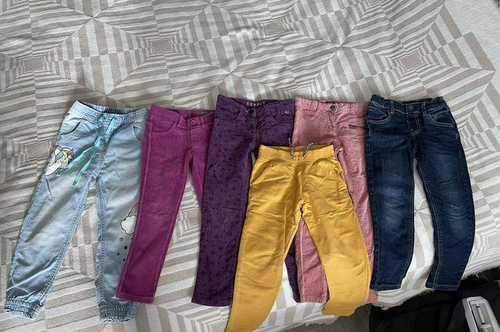 Джинсы брюки для девочки 110-116