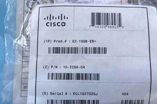 Модуль Cisco X2-10GB-ER Новый в наличии