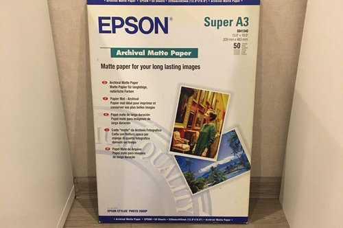 Фотобумага epson A3 матовая