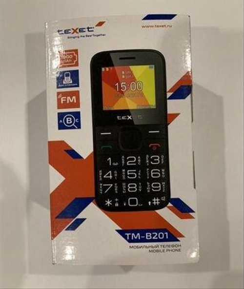Сотовый телефон teXet TM-B201