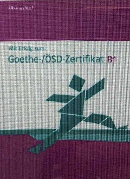 Книга к экзамену по немецкому Goethe Institut В1