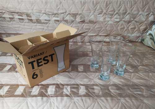 Пивные бокалы Variant Test из IKEA (4 шт)