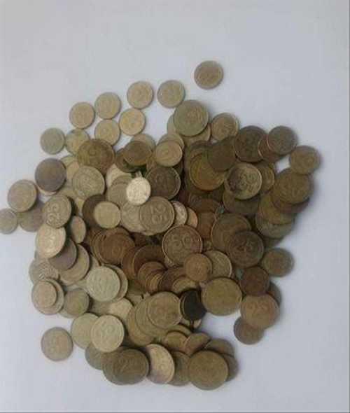 Монеты Украины 5, 10, 25, 50 копеек. Погодовка
