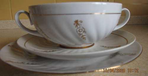 Винтажный фарфор СССР-суповая чашка,супница