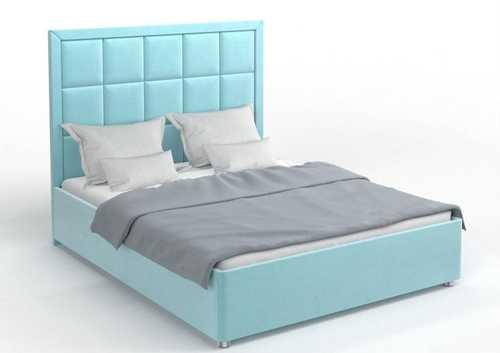 Кровать с мягким изголовьем / кровать двухспальная