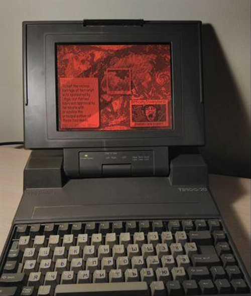 Винтажный ноутбук Toshiba T3100/20