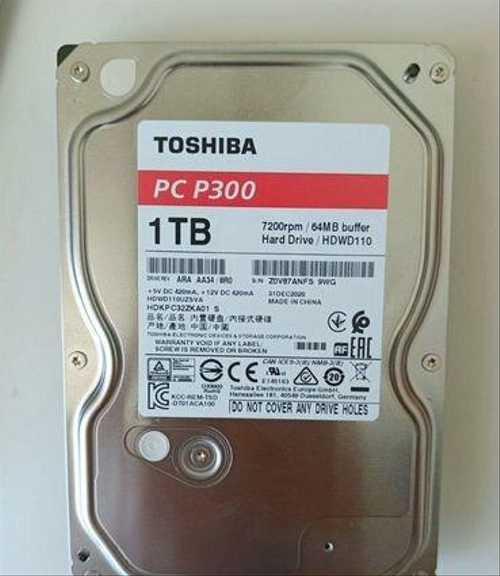 Жесткий диск Toshiba HDD/hdwd 1TB