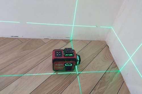 Лазерный уровень elitech 3D-зеленый