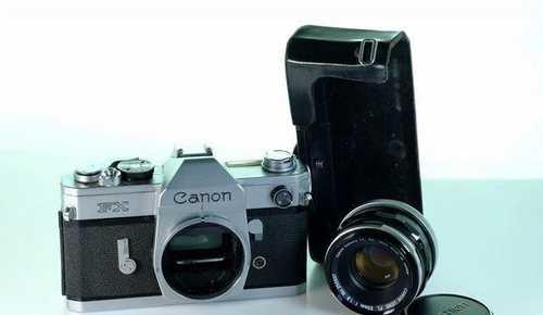 Canon FX пленочный + Canon Lens FL 50 мм 1,8