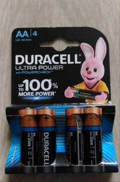 Батарейки Duracell Ultra Power LR6 AA