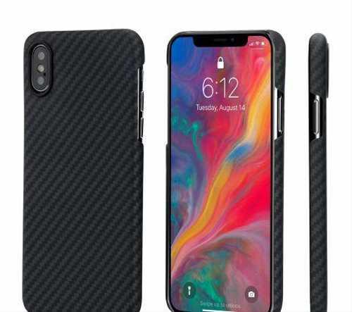Чехол pitaka MagEZ Case для iPhone Xs Max серый
