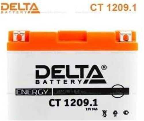 Аккумулятор Delta 12V-9Ah YTX9-BS CT1209