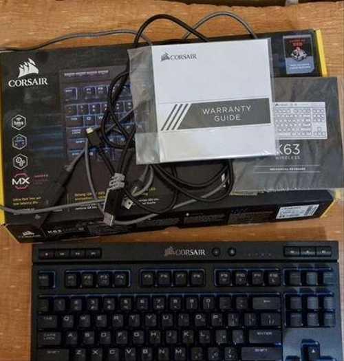 Клавиатура беспроводная Corsair k63 wireless