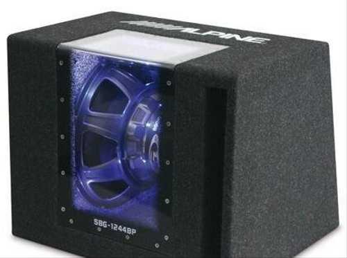 Сабвуфер в корпусе Alpine SBG 1244 bp для авто