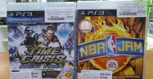 NBA JAM-PS3 и Time Crisis Rising Storm-PS3