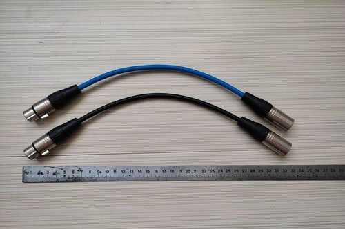 0.35м Балансные кабели XLR-XLR Canare (Japan)