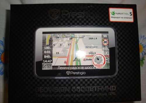 Навигатор prestigio geovision 5500btfmhd