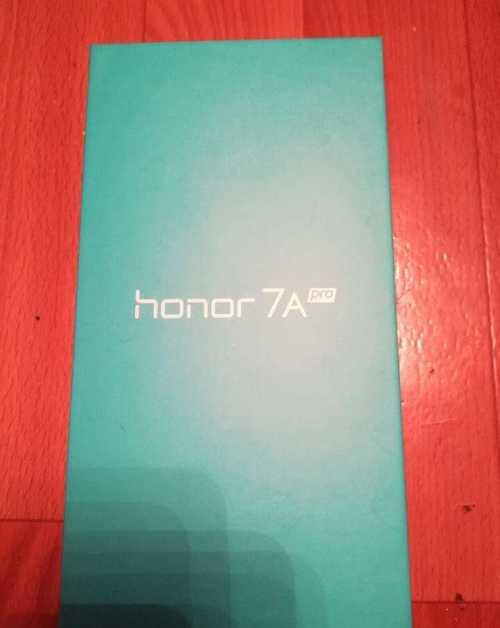 Коробка от honor 7A pro