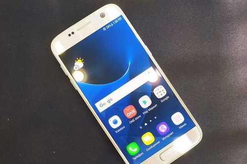 Телефон Samsung Galaxy S7 32Gb (серебро)