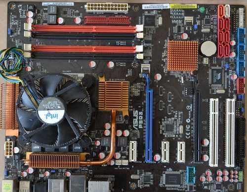 Asus P5Q3 DDR3 LGA775+Xeon L5408 до 3.3гггц+кулер