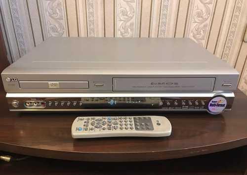 Комбо плеер DVD VHS LG DC-366