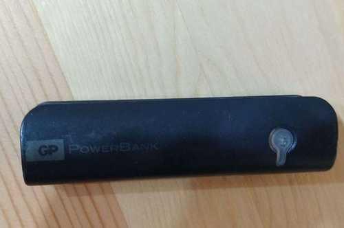 Power bank GP RC02A 2700mAh черный со встроенным ф