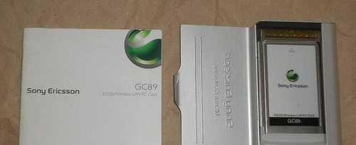 Gprs / WiFi pcmcia модем Sony Ericsson GC89