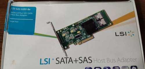 Контроллер LSI SAS 9200 8Е HDD SAS Hitachi