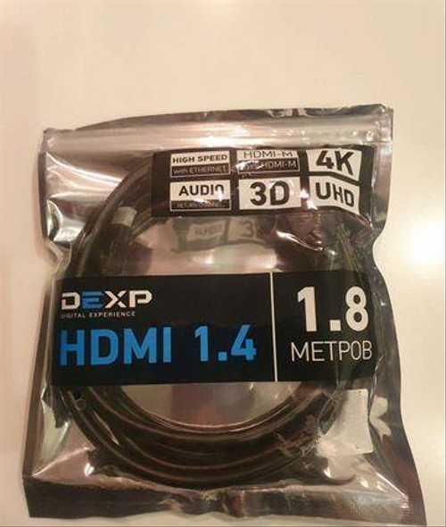 Кабель dexp hdmi - minihdmi 1.8m