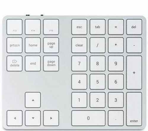 Клавиатура Satechi Aluminum Extended Keypad ST-xlabks Silver
