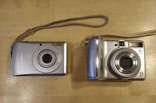 Фотоаппараты Canon PowerShot A550 и Ixus 65