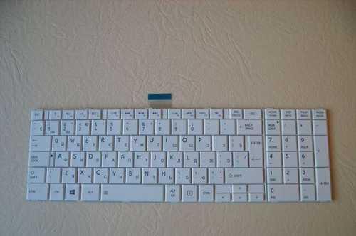 Клавиатуры для ноутбуков Toshiba c850 WIN8 белая