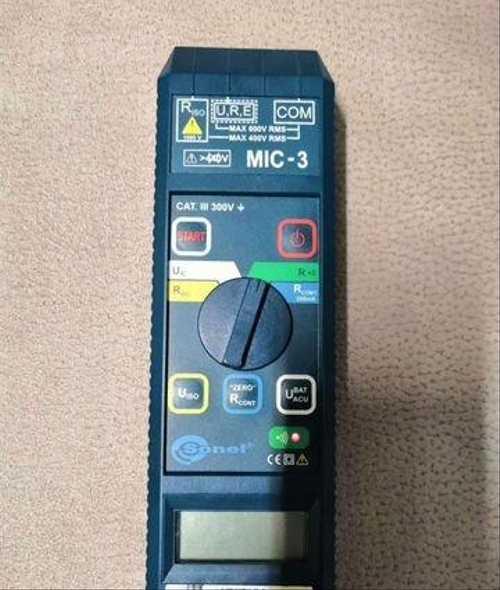 Измеритель сопротивления изоляции Sonel mic-3