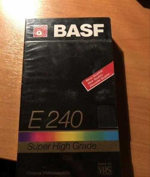 Видео кассета basf E-240 новая