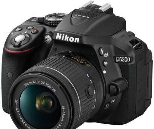 Nikon d5300 kit 18-55 полный комплект
