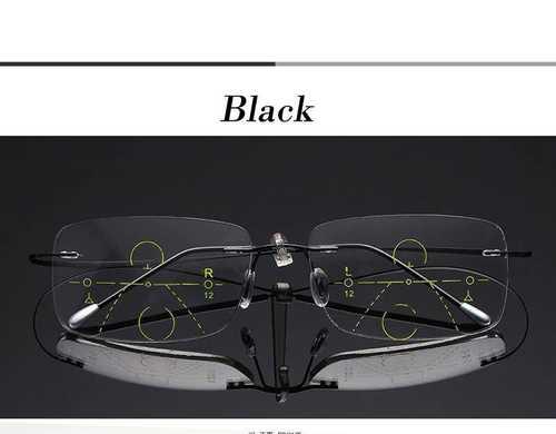 Безоправные прогрессивные (мультифокальные) очки