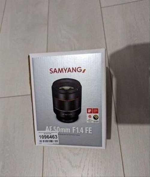 Объектив Samyang AF 50mm F1.4 Sony E