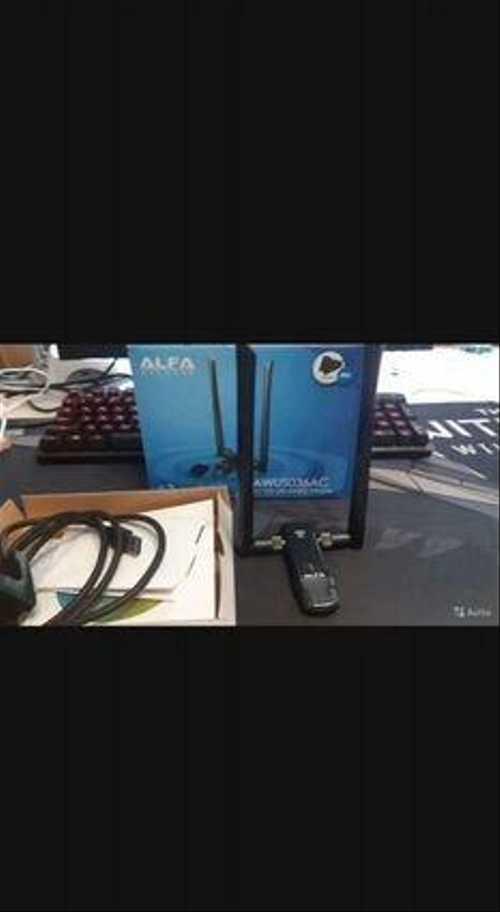 Wifi адаптер Alfa awus036AC