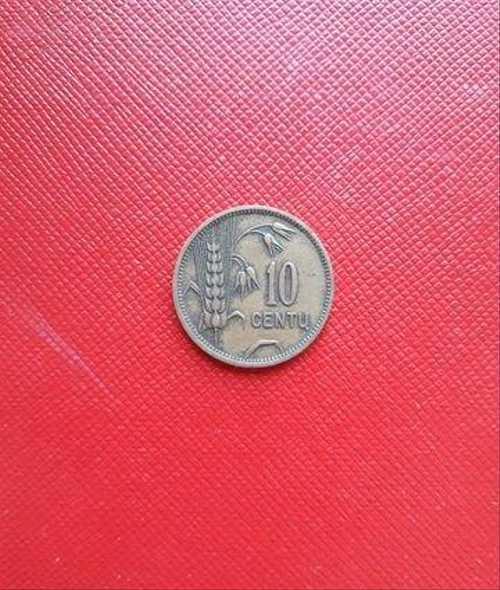 10 центов 1925 г. Литва
