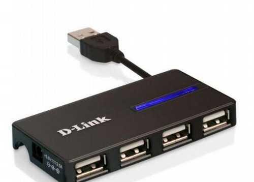 USB хаб с питанием D-Link DUB-104