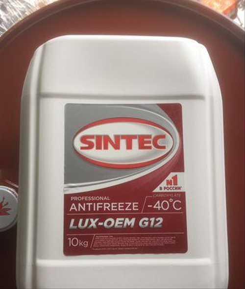 Sintec 10л. Антифриз Синтек красный 10л. Антифриз Sintec Lux g12. Sintec Antifreeze Lux g12. Sintec g12 красный 10л артикул.