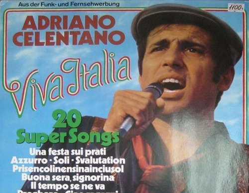 LP Adriano Celentano Viva Italia - 1980 Germany